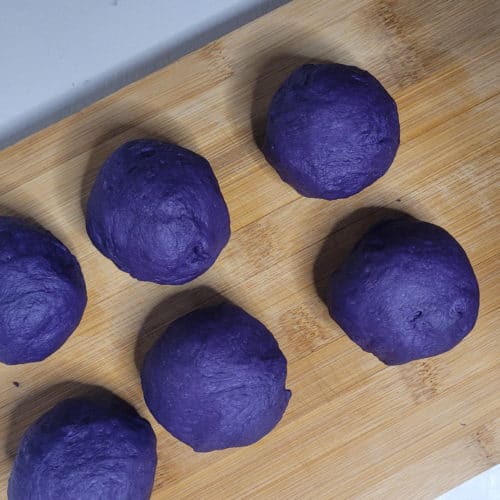 Ube Pandesal with Custard