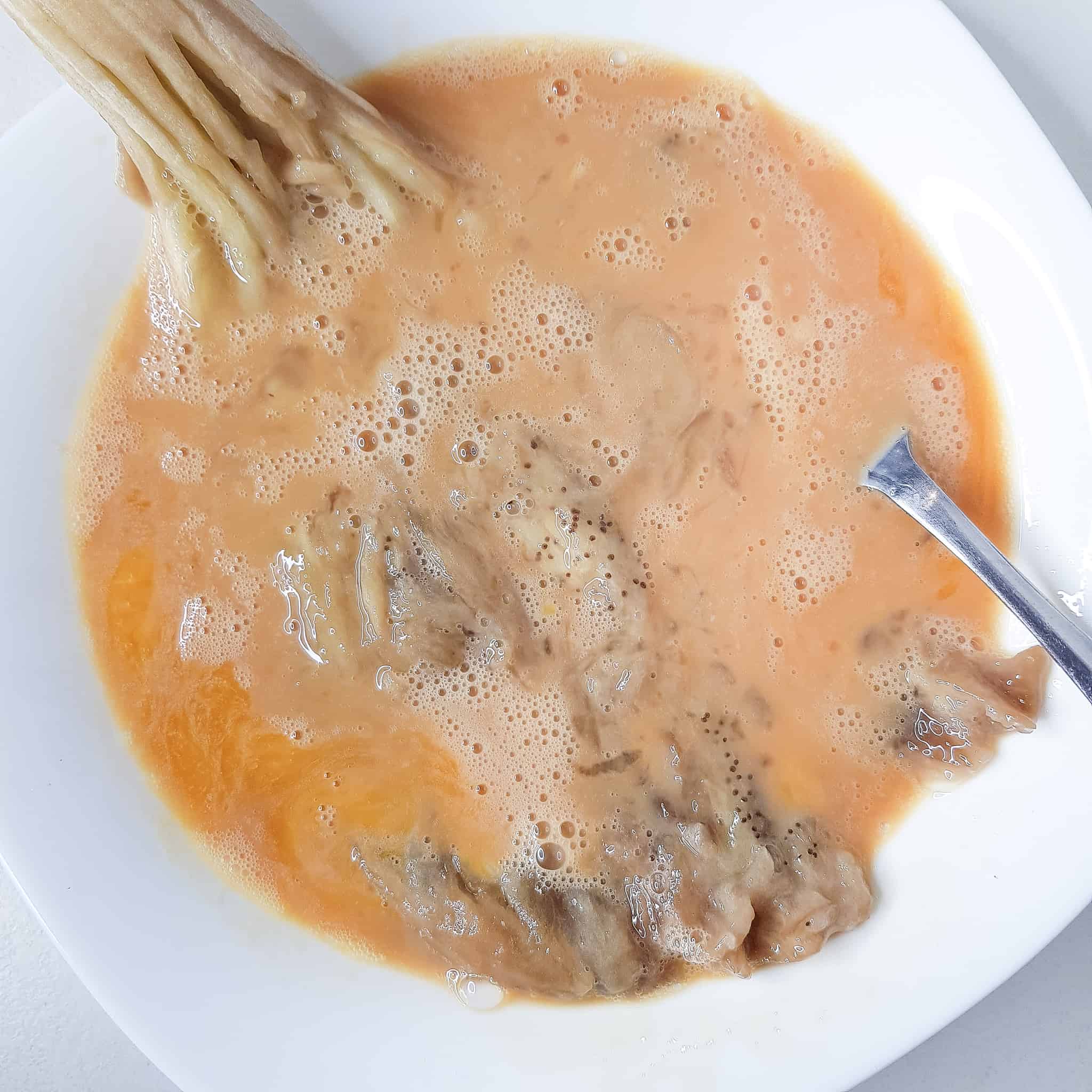 Filipino Eggplant Omelet (Tortang Talong)