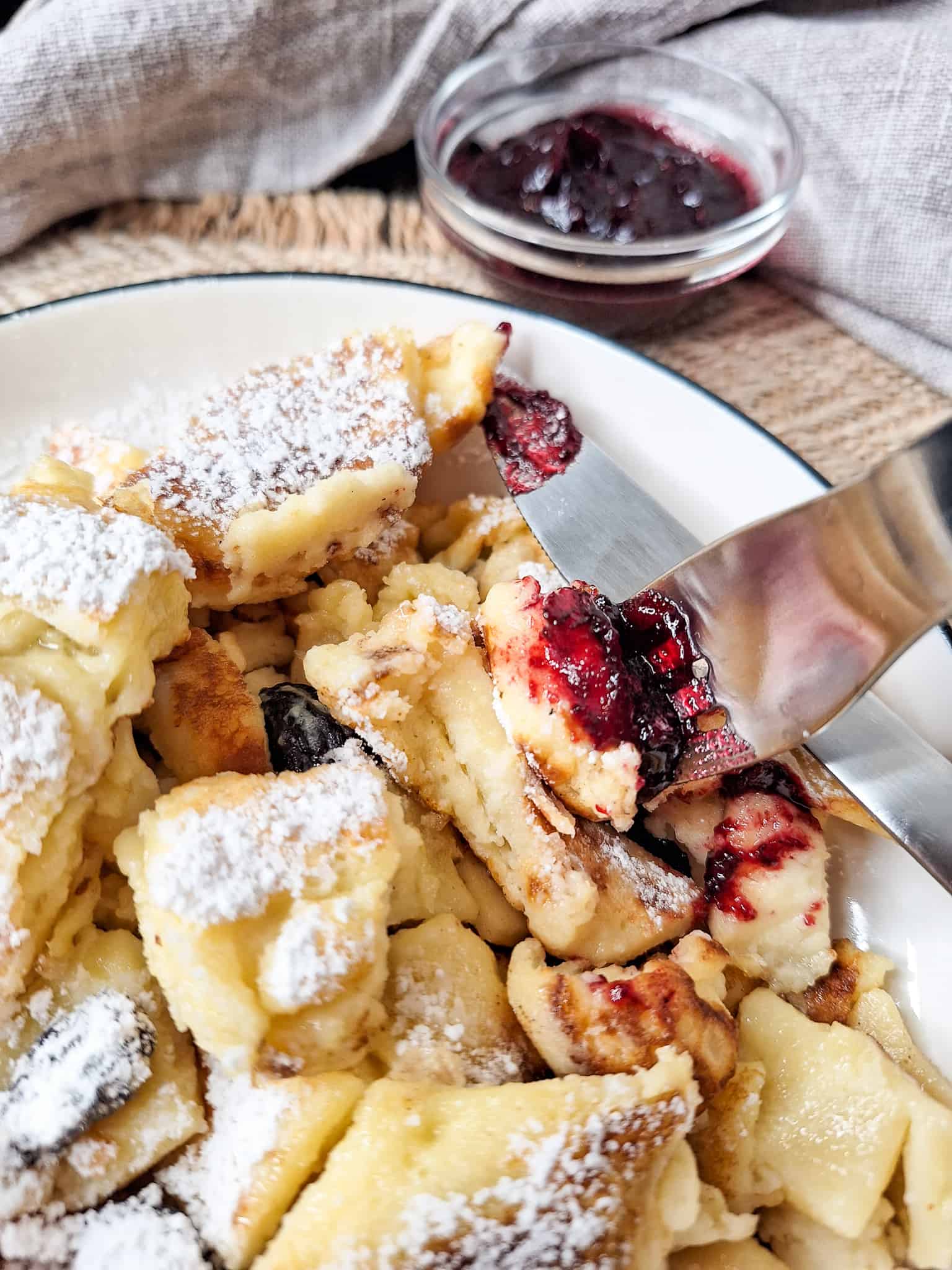 Traditional Austrian Dessert Pancakes - Kaiserschmarrn Recipe