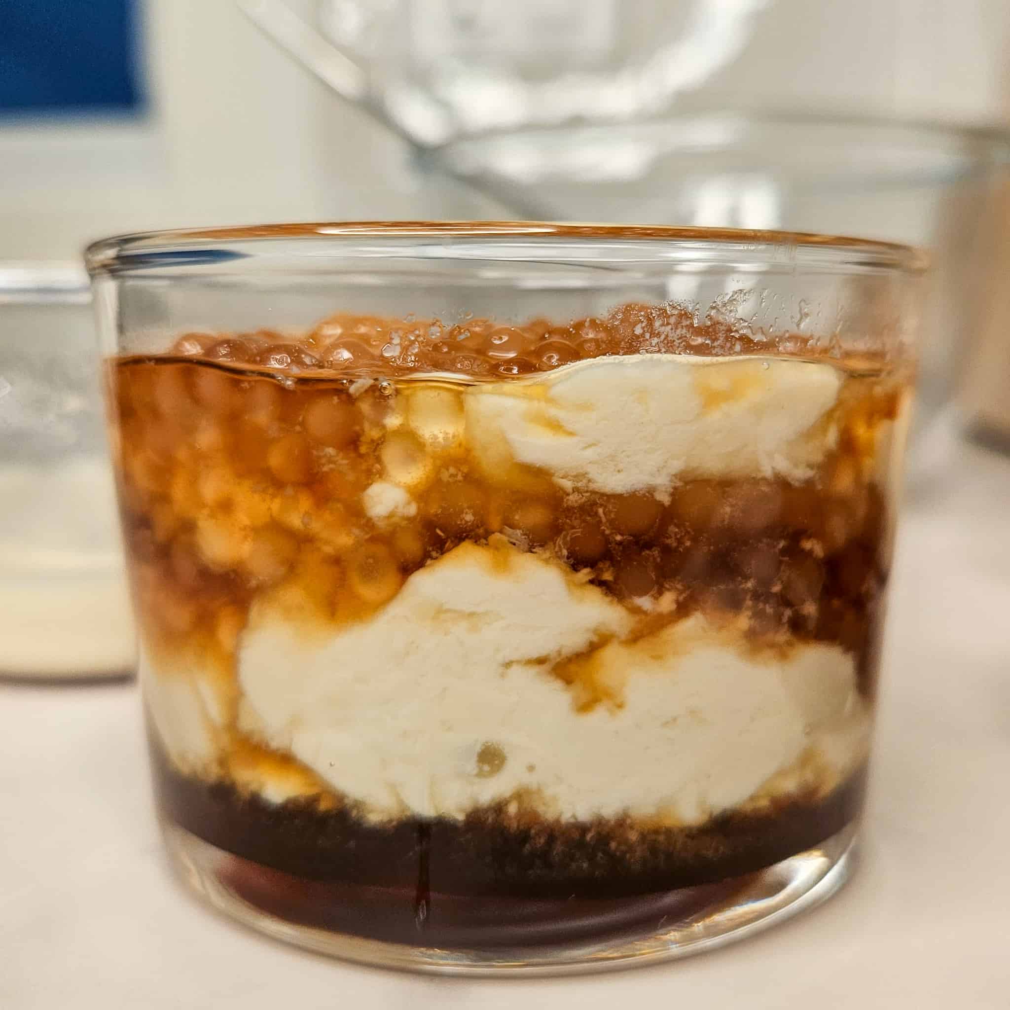 Taho (2 ways) - Tofu Pudding with Brown Sugar Syrup and Sago